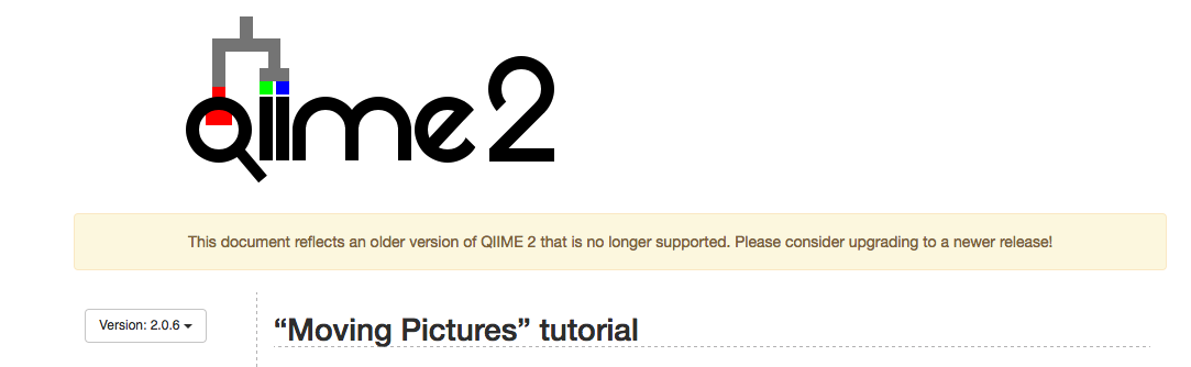 QIIME 2 tutorial update for 2.0.6 - User Support - QIIME 2 Forum